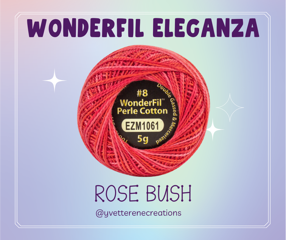 WONDERFIL ELEGANZA 8WT PERLE COTTON – YvetteRene Creations